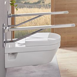 Villeroy & Boch Villeroy & Boch ViCare Wand-WC mit DirectFlush, Ausf&uuml;hrung lang, 5649R001,