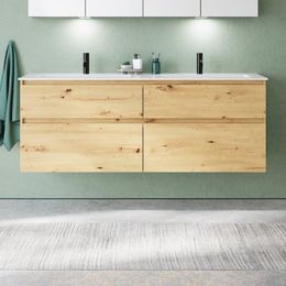 Burgbad Lin20 Schrank mit Doppelwaschtisch, 4 Ausz&uuml;ge, SGIB162F5353C0001,