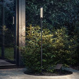 Ip44.de reed solar Join Solar Stehleuchte mit Erdspie&szlig;, LED, 93822-BL,