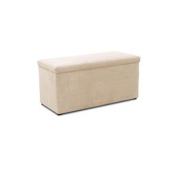 Domo Hocker &raquo;Kopenhagen&laquo; mit Staufach - 91x41x43cm - schwarz -