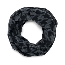 Tchibo - Bedruckter Fleece-Loop - schwarz
