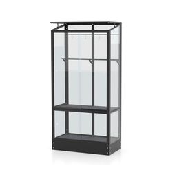 Vitavia Balkongew&auml;chshaus mit Standfundament - 81x43x165cm - schwarz -