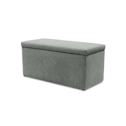 Domo Hocker &raquo;Kopenhagen&laquo; mit Staufach - 91x41x43cm - schwarz -