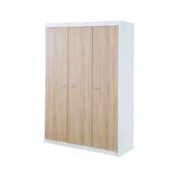 Roba &raquo;Gabriella&laquo; 3-t&uuml;riger Kleiderschrank - 130x52x190cm - wei&szlig; -