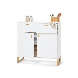 Tchibo - Sideboard mit 2 Schubladen und 2 T&uuml;ren - 90,5x35x89,5cm - braun -