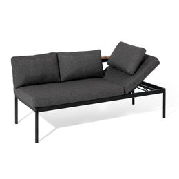 Tchibo - 2-in-1-Gartenbank ‒ Sonnenliege &raquo;Elin&laquo; - 181x81,3x87,7cm - anthrazit -