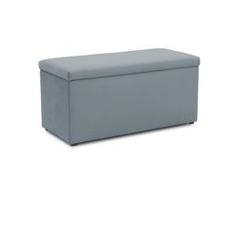 Domo Hocker &raquo;Kopenhagen&laquo; mit Staufach - 91x41x43cm - schwarz -