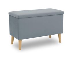 Domo Hocker &raquo;Kopenhagen&laquo; mit Staufach - 91x41x58cm - blau -