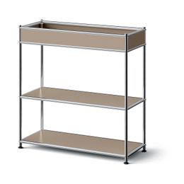 Tchibo - Metall-Konsole &raquo;Cn3 Slim Line&laquo; mit Ablage - 77x30,5x85,5cm - taupe -