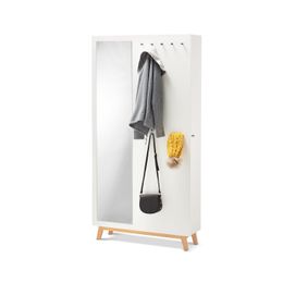 Tchibo - Multifunktionaler Flurschrank - 98,5x30,5x190cm - silber -