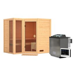Karibu Sauna &raquo;Ayla&laquo;, Eckeinstieg