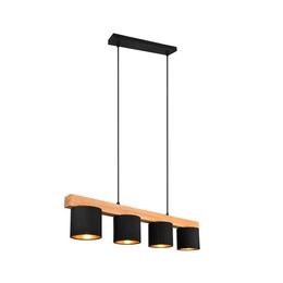 Trio Pendelleuchte &raquo;Cameron&laquo; - 75x12x150cm - schwarz -