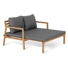 Tchibo - Ausziehbares Gartensofa - 127x80x90cm - anthrazit -