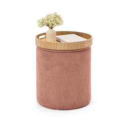 Tchibo - Beistelltisch mit Tablett und Sitzfunktion - braun