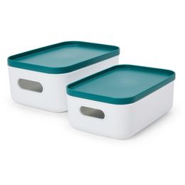 Tchibo - 2 Aufbewahrungsboxen - wei&szlig;