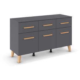 Rauch Kommode &raquo;Skandi&laquo; - 120x42x72cm - grau -
