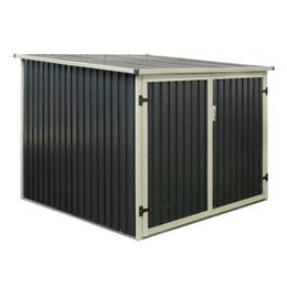 Tchibo - Fahrradgarage - 203x200x158cm - anthrazit -
