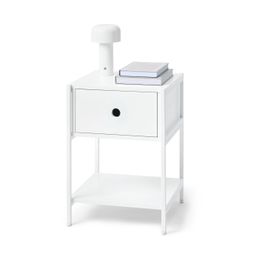 Tchibo - Nachttisch &raquo;Klaar&laquo; mit Schublade - 40x40x56cm - wei&szlig; -