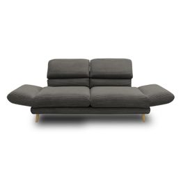 Domo 2-Sitzer &raquo;Malaga&laquo; - 180x98x92cm - dunkelgrau -