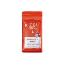 Schvarz - Weihnachtskaffee Filterkaffee - 250 g Ganze Bohne - Intensit&auml;t: 4/6