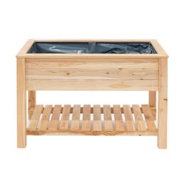 Tchibo - Stelzenhochbeet mit Boden - 120x65x75cm - naturfarben -