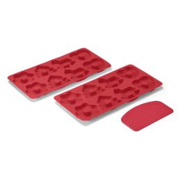 Tchibo - 2 Mini-Lebkuchen-Backmatten - rot