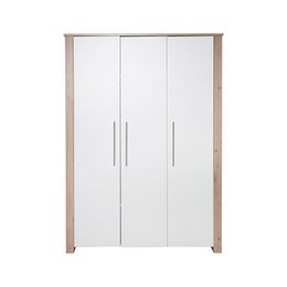 Roba 3-t&uuml;riger Kleiderschrank &raquo;Malo&laquo; - 135x52,5x190cm - wei&szlig; -