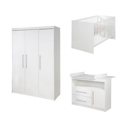 Roba Kinderzimmer-Set &raquo;Maren&laquo; mit Bett - 78x142x81cm - wei&szlig; -
