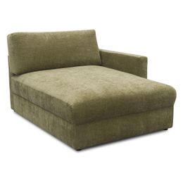 Domo Longchair &raquo;Sonderburg&laquo; rechts - 115x150x86cm - olivgr&uuml;n -