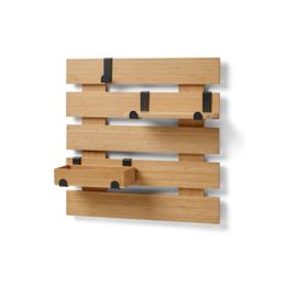 Tchibo - Wandregal mit flexiblen Haken und Boden - 50x13x50cm - schwarz -