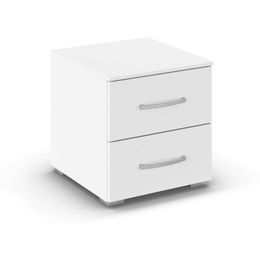 Rauch Nachttisch &raquo;Aditio-Box&laquo; mit 2 Schubladen - 40x42x42cm - wei&szlig; -
