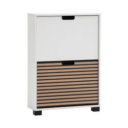 Tchibo - 2er-Schuhschrank &raquo;Ryker&laquo; - 59,8x19,5x85,2cm - schwarz -