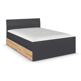 Rauch Bett &raquo;Joel&laquo; mit 2 Schubladen - 1x6x151,5cm - grau -