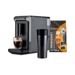 Tchibo - &raquo;Esperto mini&laquo; Vollautomat Set To-Go mit Thermobecher - schwarz