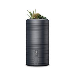 Garantia 2-in-1-Regentonne-Komplett-Setet &raquo;Nordic&laquo; - grau