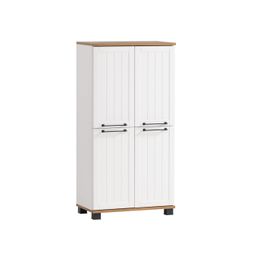 Tchibo - Highboard &raquo;Jelda&laquo; - 60x32,5x117cm - schwarz -