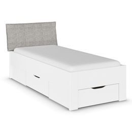 Rauch Bett &raquo;Aditio Beds&laquo; - 96x216x100cm - wei&szlig; -