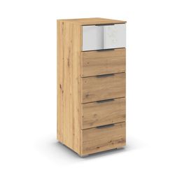 Rauch Kommode &raquo;Skyla&laquo; mit 5 Schubladen - 40x42x100cm - braun -