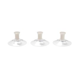 Tchibo - 3 Haken mit Saugnapf - beige