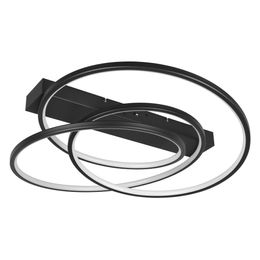 Trio LED-Deckenleuchte &raquo;Darvin&laquo; - 64x49x16cm - schwarz -