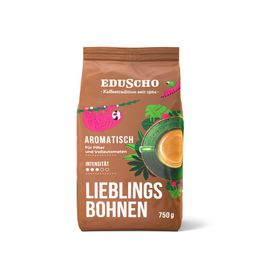 EDUSCHO Lieblingsbohnen Aromatisch - 750 g Ganze Bohne - Intensit&auml;t: 3/5