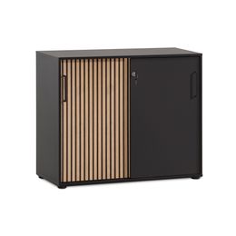 Tchibo - Aktenschrank &raquo;Hank&laquo; - 100x41x83,5cm - schwarz -