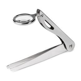 Tchibo - Pinzette mit Lupe - silber