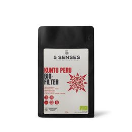 5 Senses - Kuntu Peru Bio-Filterkaffee - 250 g Ganze Bohne - Intensit&auml;t: 3/6