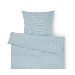 Tchibo - Seersucker-Bettw&auml;sche - blau