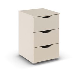 Rauch Nachttisch &raquo;Frieda&laquo; mit 3 Schubladen - 40x42x61cm - beige -
