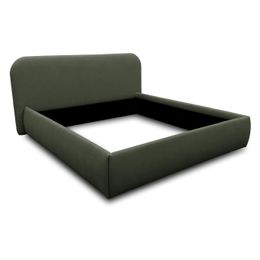 Domo Polsterbett &raquo;Lund&laquo; - 213x229x105cm - dunkelgr&uuml;n -