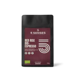 5 Senses - Red Rise Bio-Espresso - 250 g Ganze Bohne - Intensit&auml;t: 6/6
