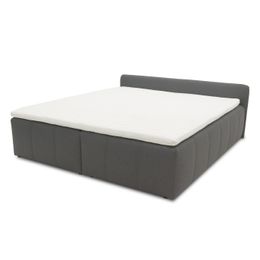 Domo Boxspringbett &raquo;Bergen&laquo; 180 x 200 cm inkl. Topper - 187x207x68cm - schwarz -