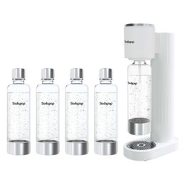 SODAPOP Wassersprudler Cooper Pro, inkl. 5 Flaschen, wei&szlig;